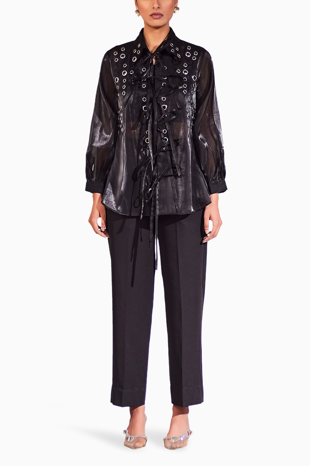 Black Midnight Sheer Co-ord Set