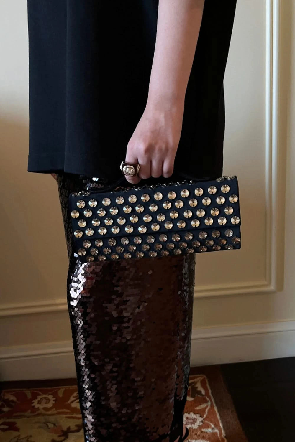 Dusky Gold Polka Fūtō Bag