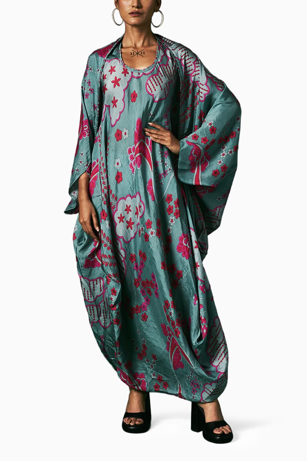 Viola Dress with Cape