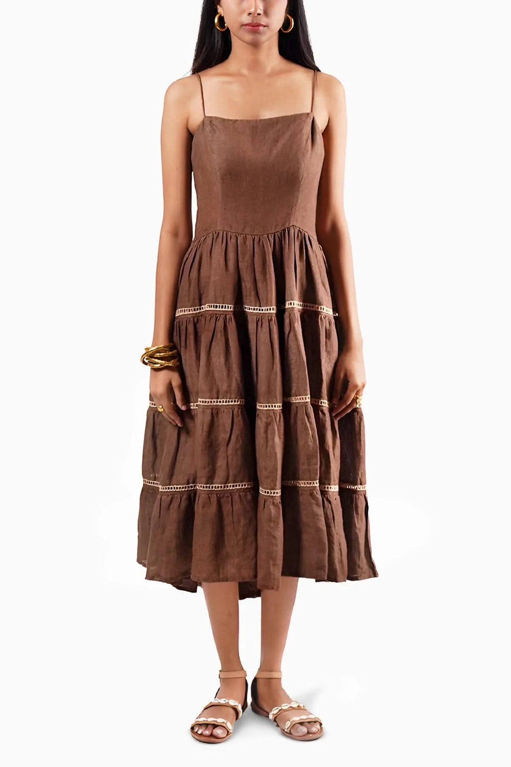 Buy Sand Castle Dress by Susegad Online | The Sverve
