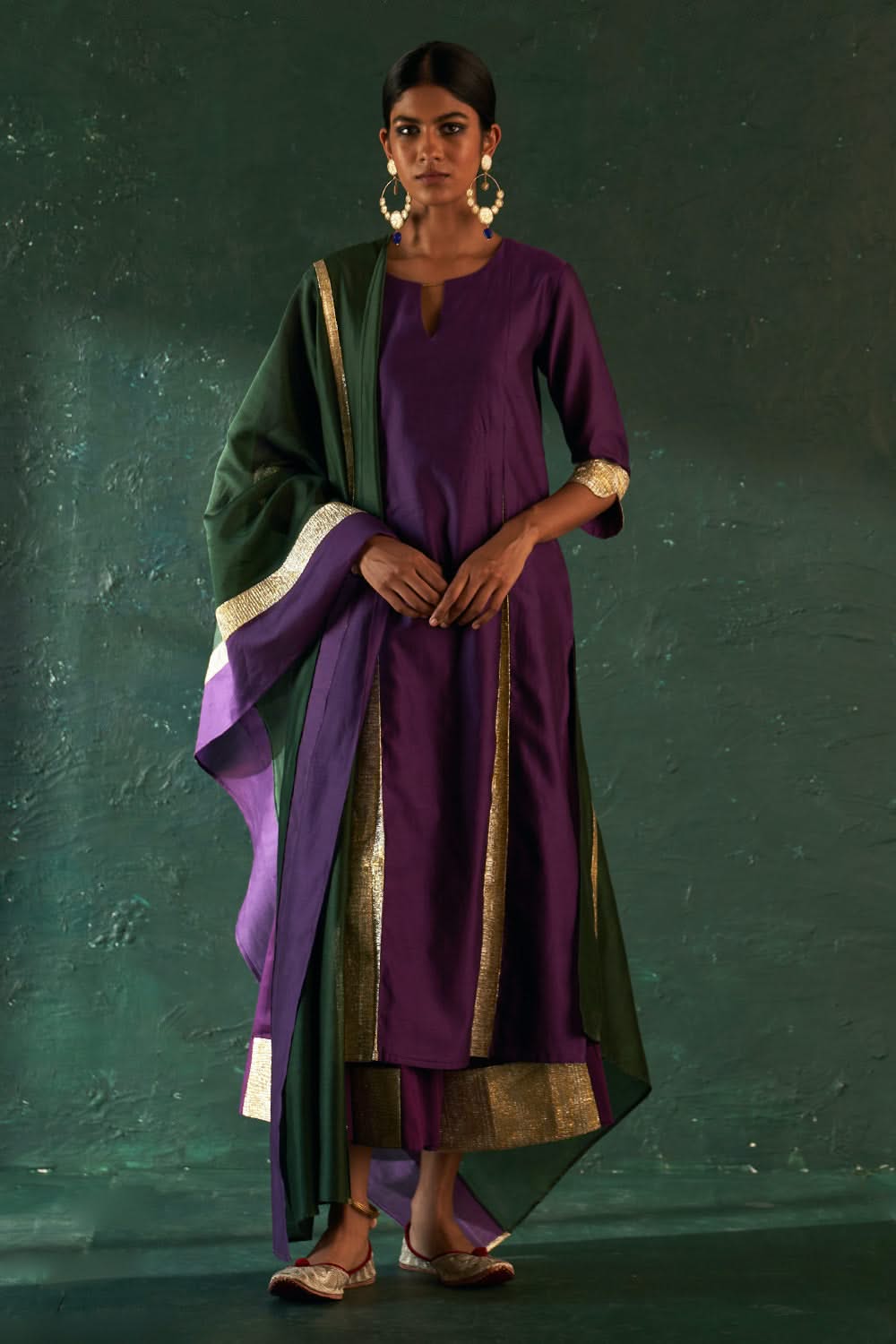 Midas Purple Kurta Set
