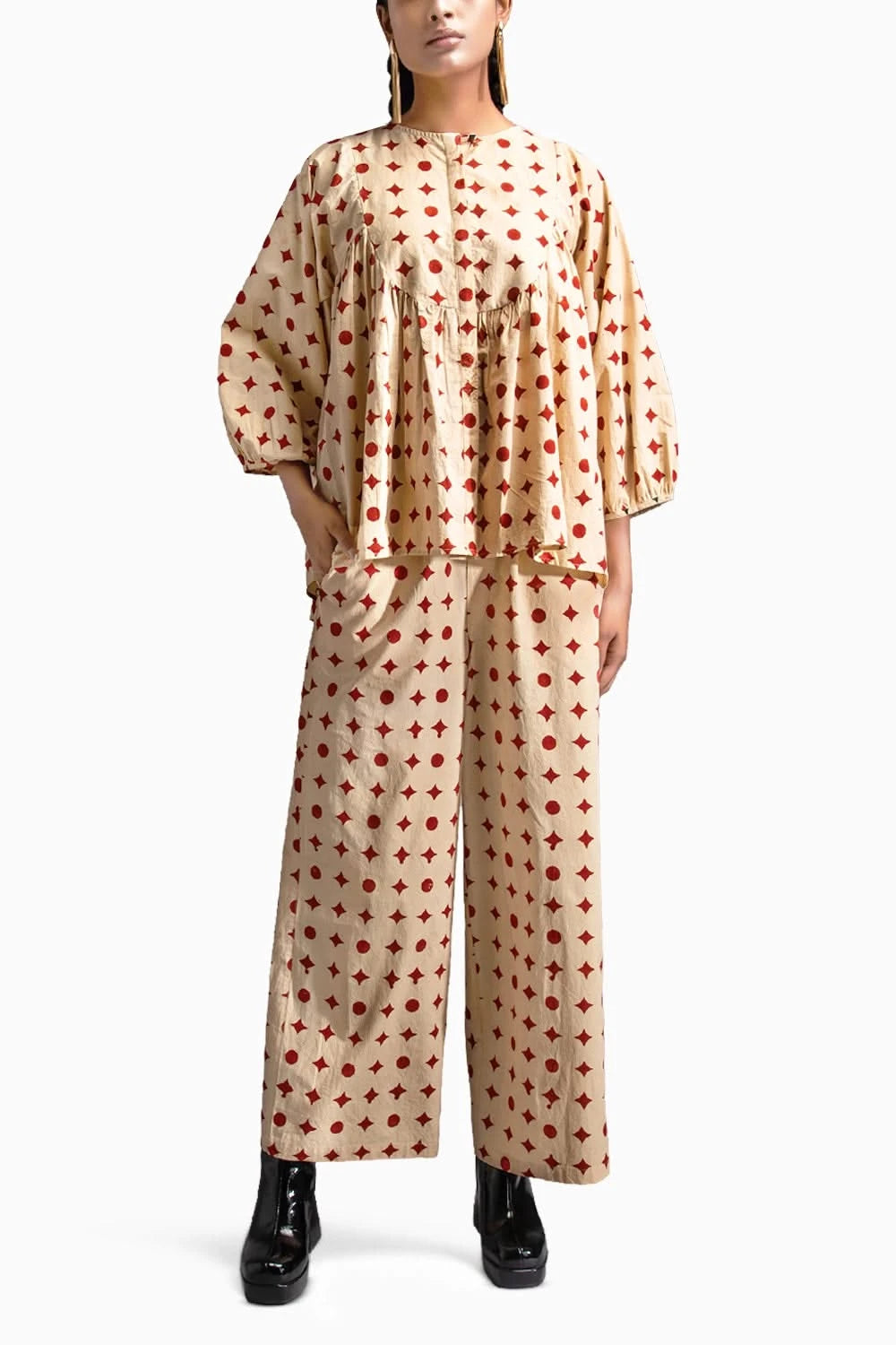 Swing Red Co-ord Set