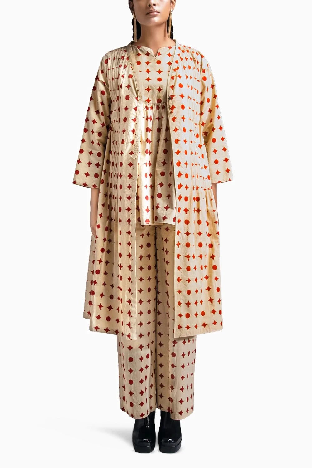 Venus Layers Crimson Co-ord Set