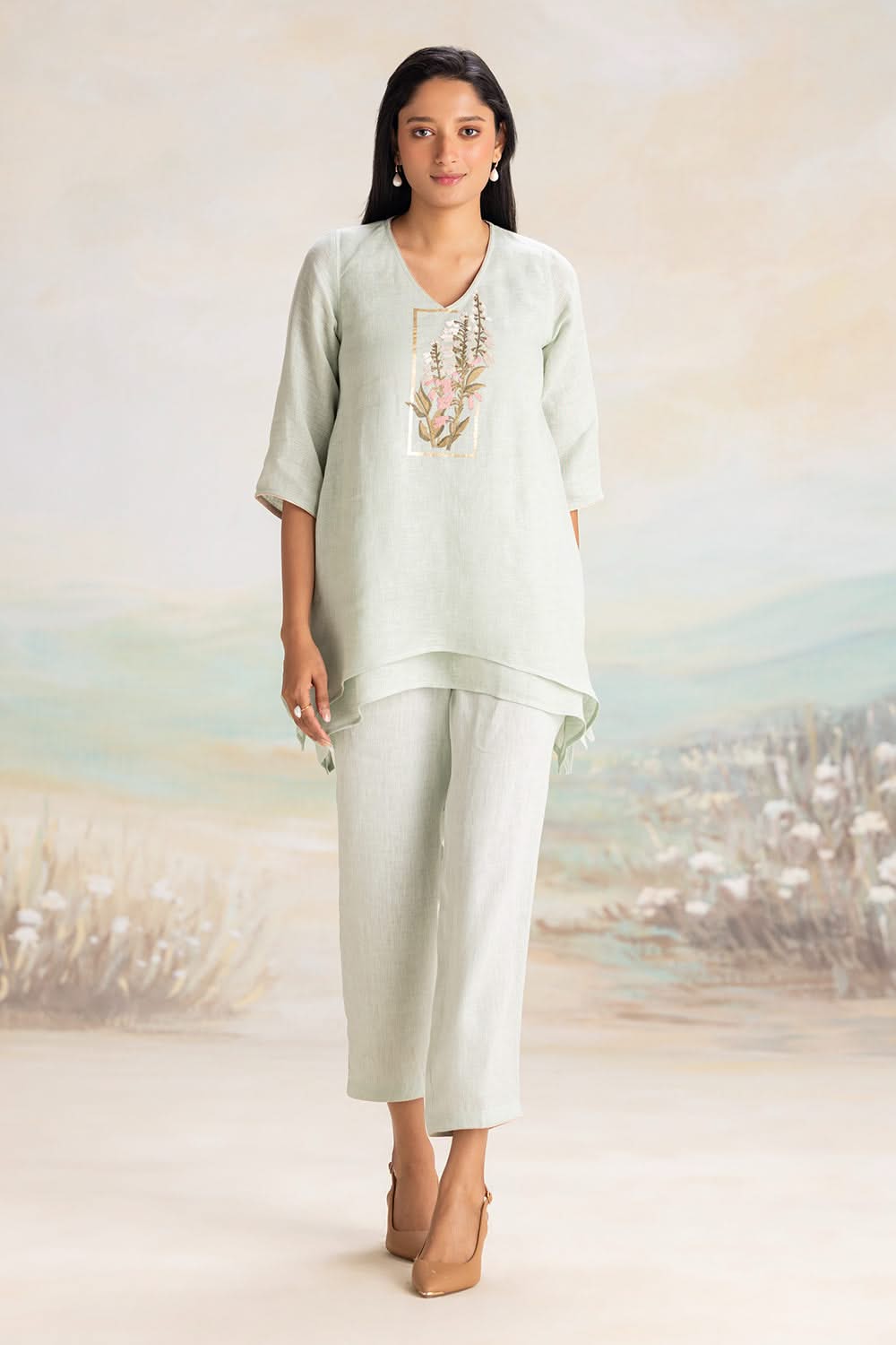 Flute Pipes Singapore Sling Blue Co-Ord Set