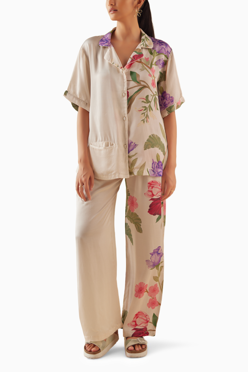 Floral Dream Lounge to Sleep Pajamas Set